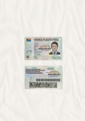 South Africa ID Card PSD Template - PSDLEGIT